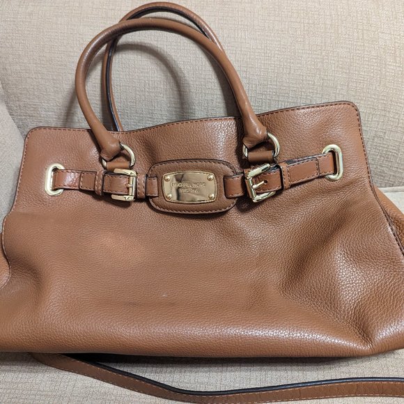 MICHAEL Michael Kors | Bags | Michael Kors Camel Leather Handbag ...